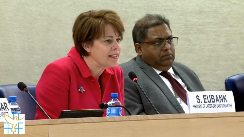 El increíble discurso de la hermana Eubank en la conferencia de la ONU