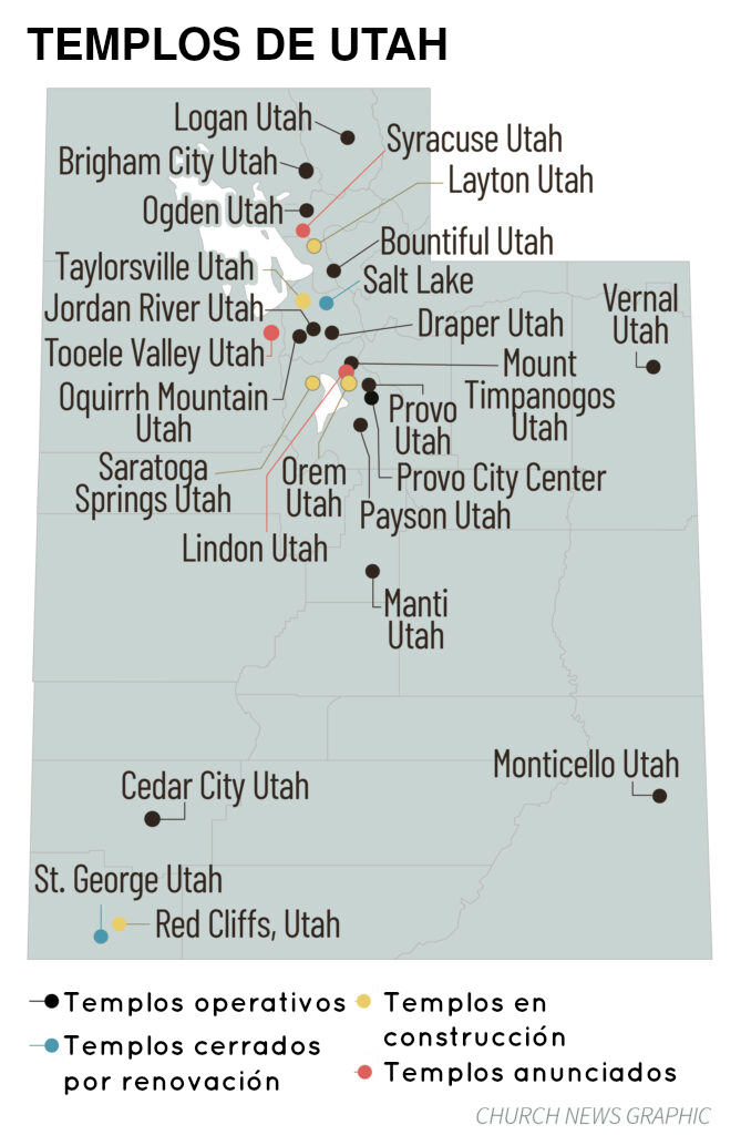 Utah y sus 25 templos: "Un reconocimiento a la fidelidad de los Santos"