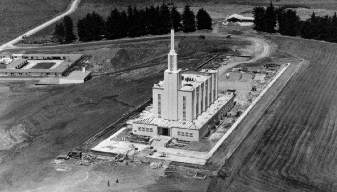Cómo ha cambiado el Templo de Hamilton, Nueva Zelanda desde su construcción