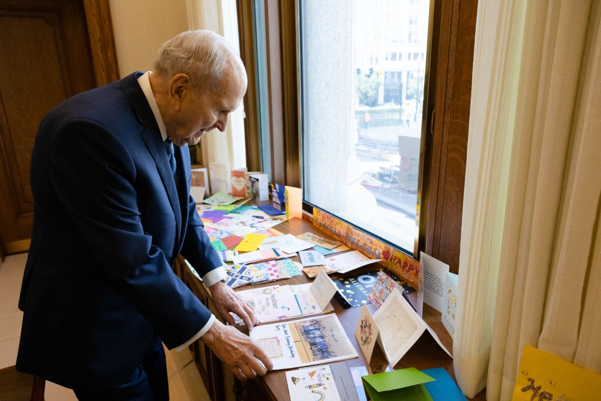 Así celebró el presidente Nelson su cumpleaños N° 98