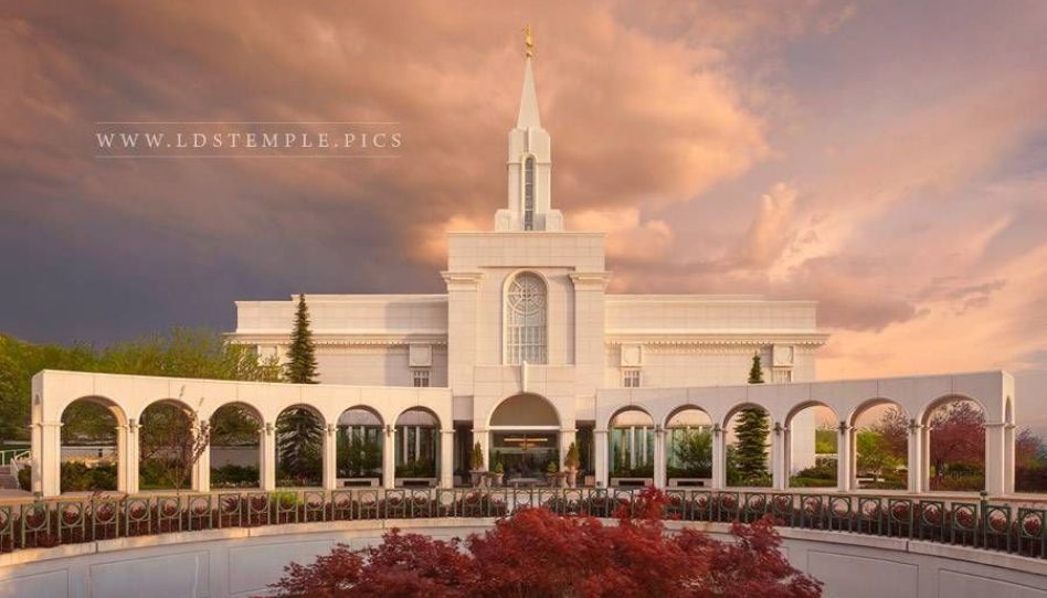 17 hermosas fotos de templos Santos de los Últimos Días al atardecer