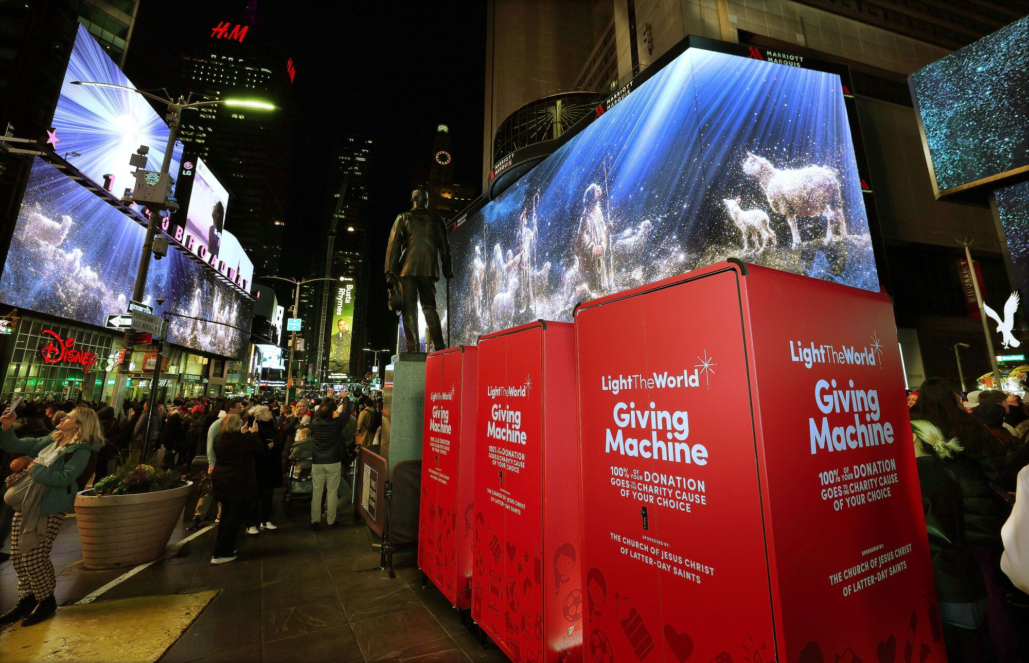 La Iglesia de Jesucristo lanza “Ilumina el Mundo” desde Times Square ...