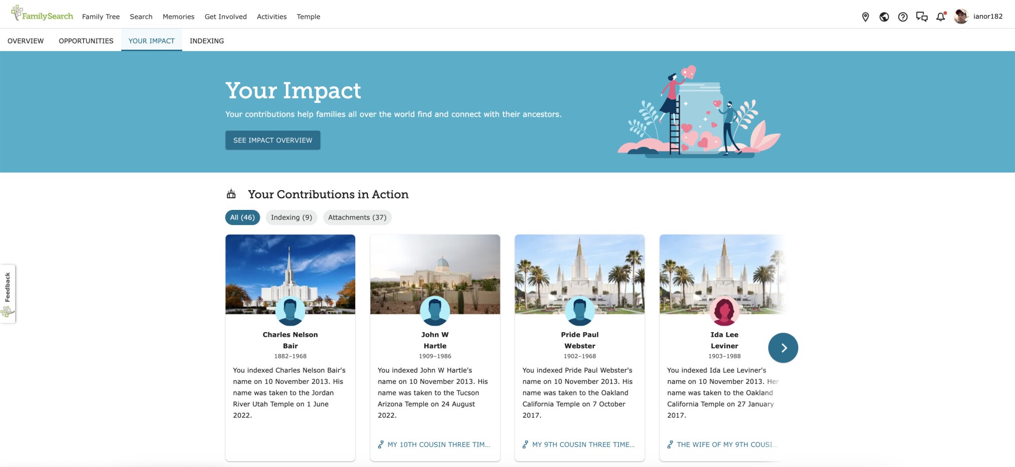 FamilySearch lanza nueva herramienta que comparte el impacto de sus usuarios