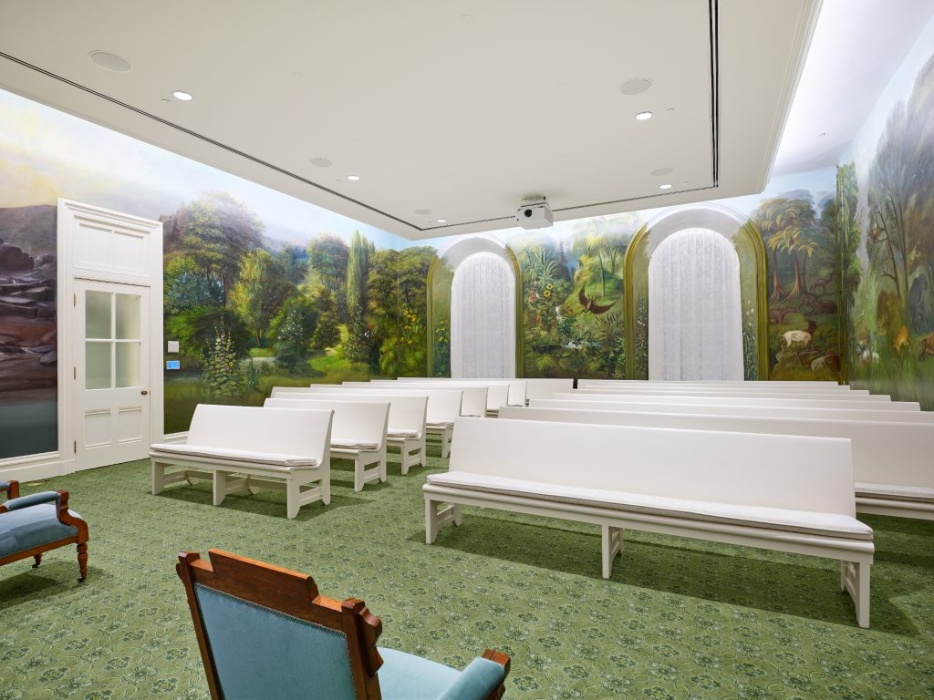 La sorprendente historia detrás del mural de dinosaurios del Templo de ...